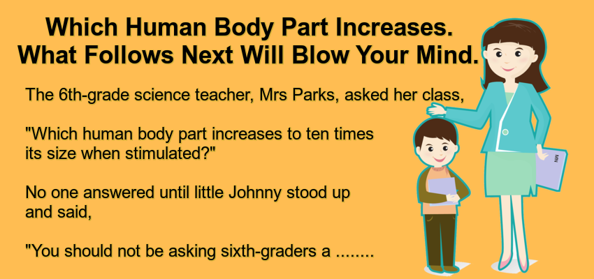 Which Human Body Part Increases.