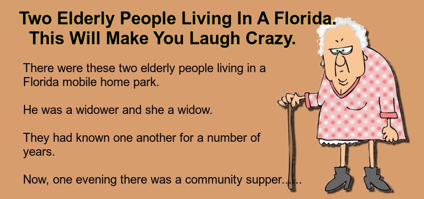 Two Elderly People Living In A Florida.