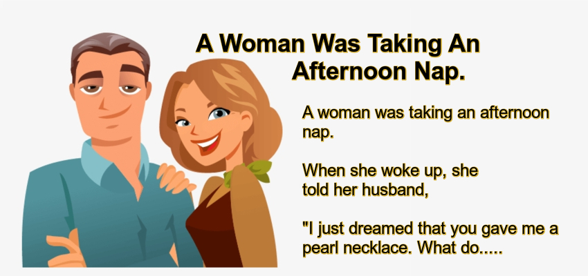 A Woman Was Taking An Afternoon Nap.