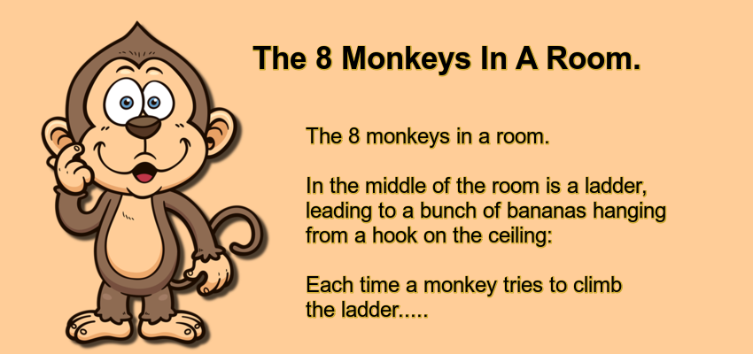 The 8 Monkeys In A Room.