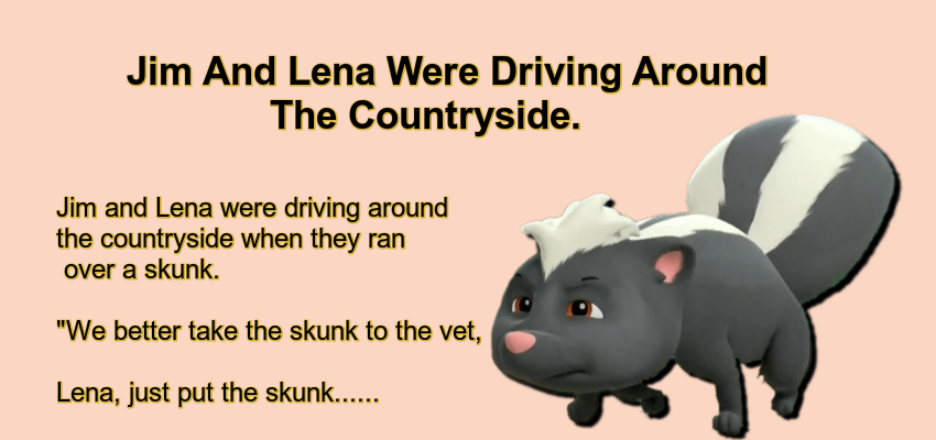 Jim And Lena Were Driving Around The Countryside.