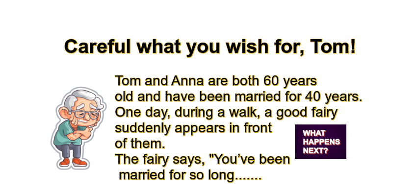 Careful what you wish for, Tom!